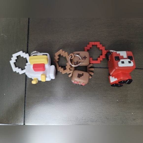 Minecraft | Toys | 3 Minecraft Backpack Hangers | Poshmark